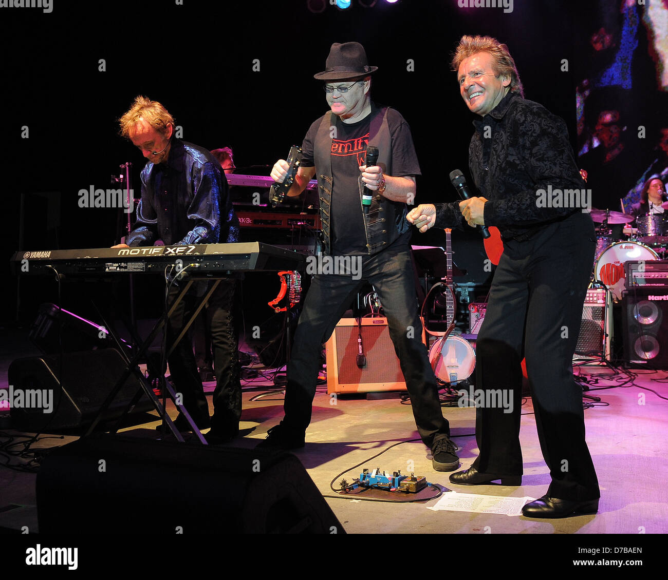 Peter Tork, Micky Dolenz, and Davy Jones of the Monkees perform at the ...
