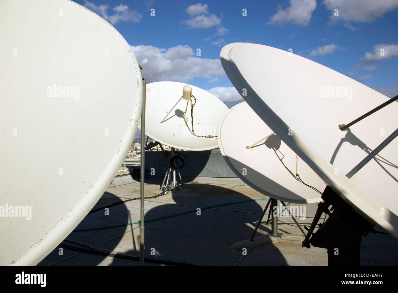 Communications satellite dishes hi-res stock photography and images - Alamy
