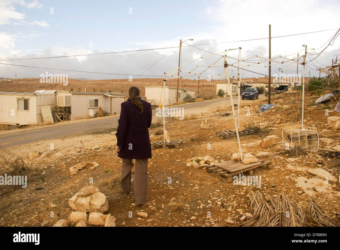 At the Settlement of Kfar Eldad Stock Photo - Alamy
