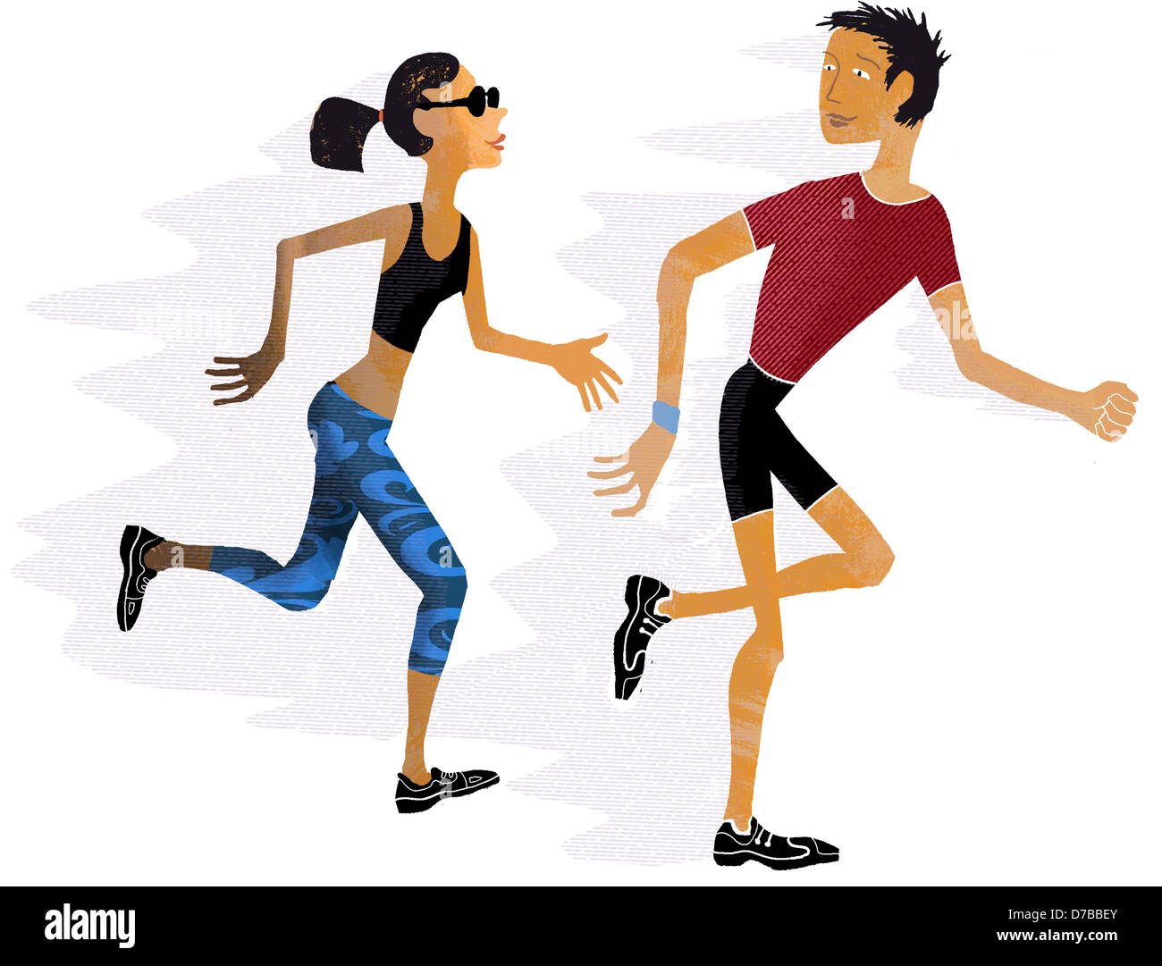 Women female athletes running Cut Out Stock Images & Pictures - Alamy