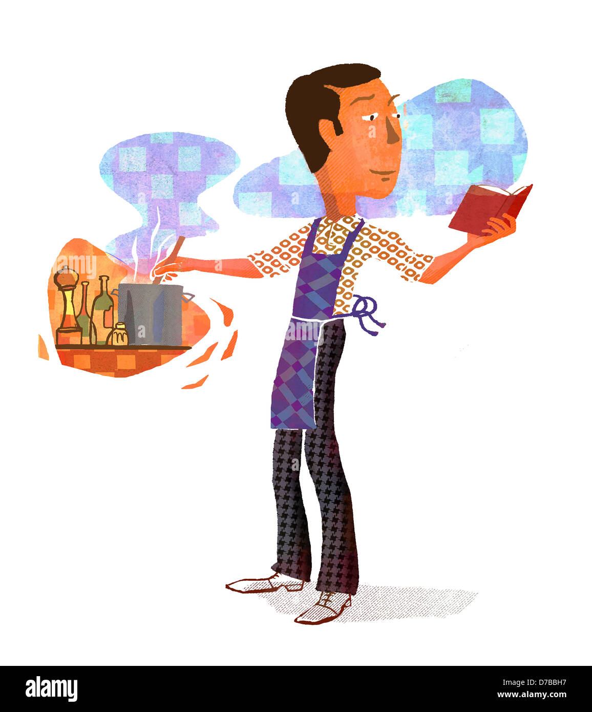 People cook in kitchen Cut Out Stock Images & Pictures - Alamy