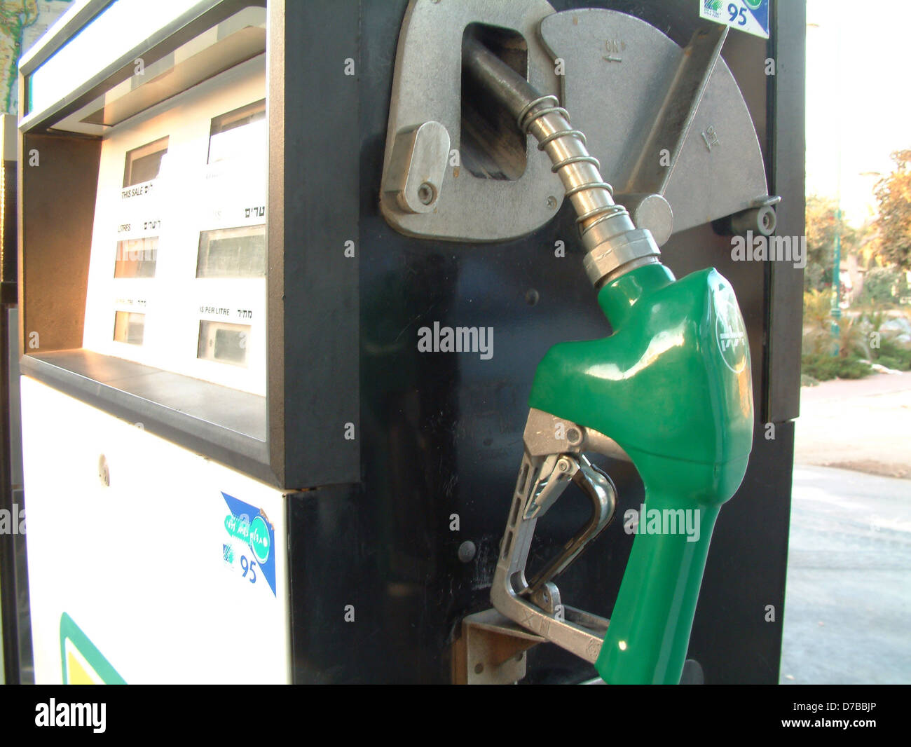 fuel pump at a gas station Stock Photo - Alamy