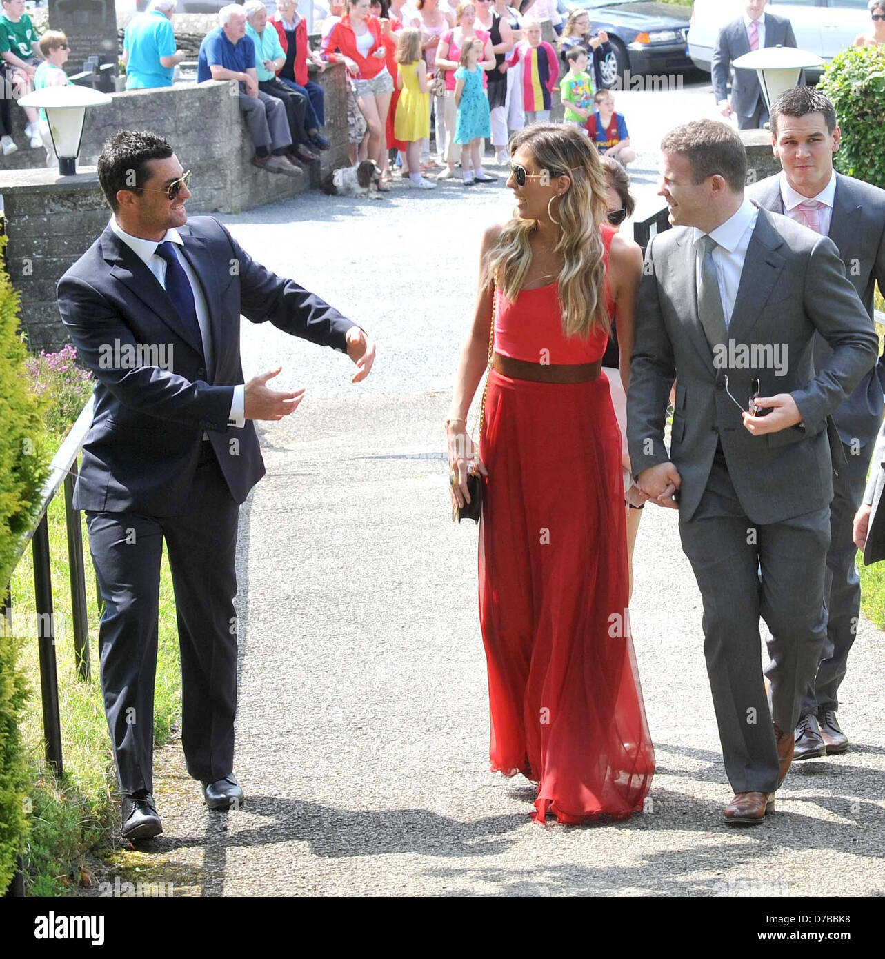 Rob Kearney, Aoife Coogan, Gordan Darcy The wedding of Leinster Rugby ...
