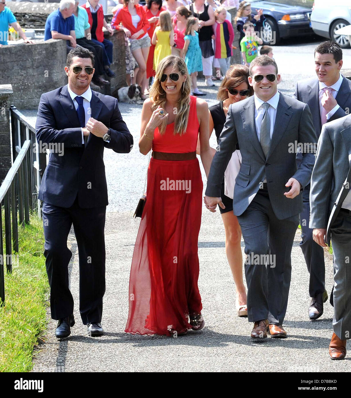 Rob Kearney, Aoife Coogan, Gordan Darcy The wedding of Leinster Rugby ...