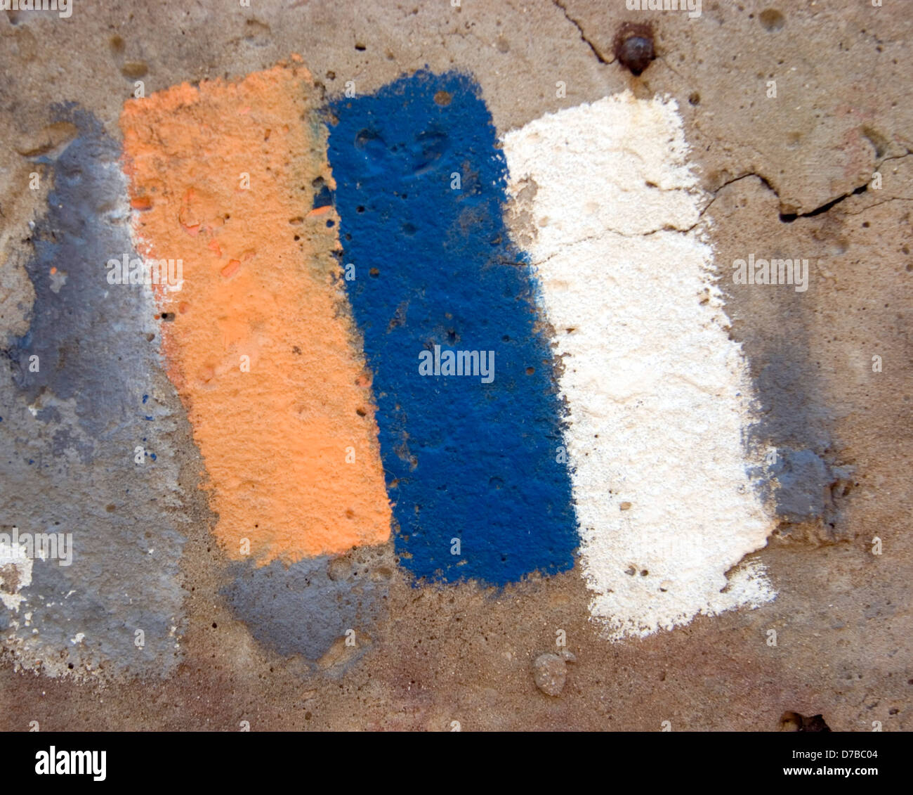 Sign and marker for hikers trekking Israel's national trail Stock Photo ...