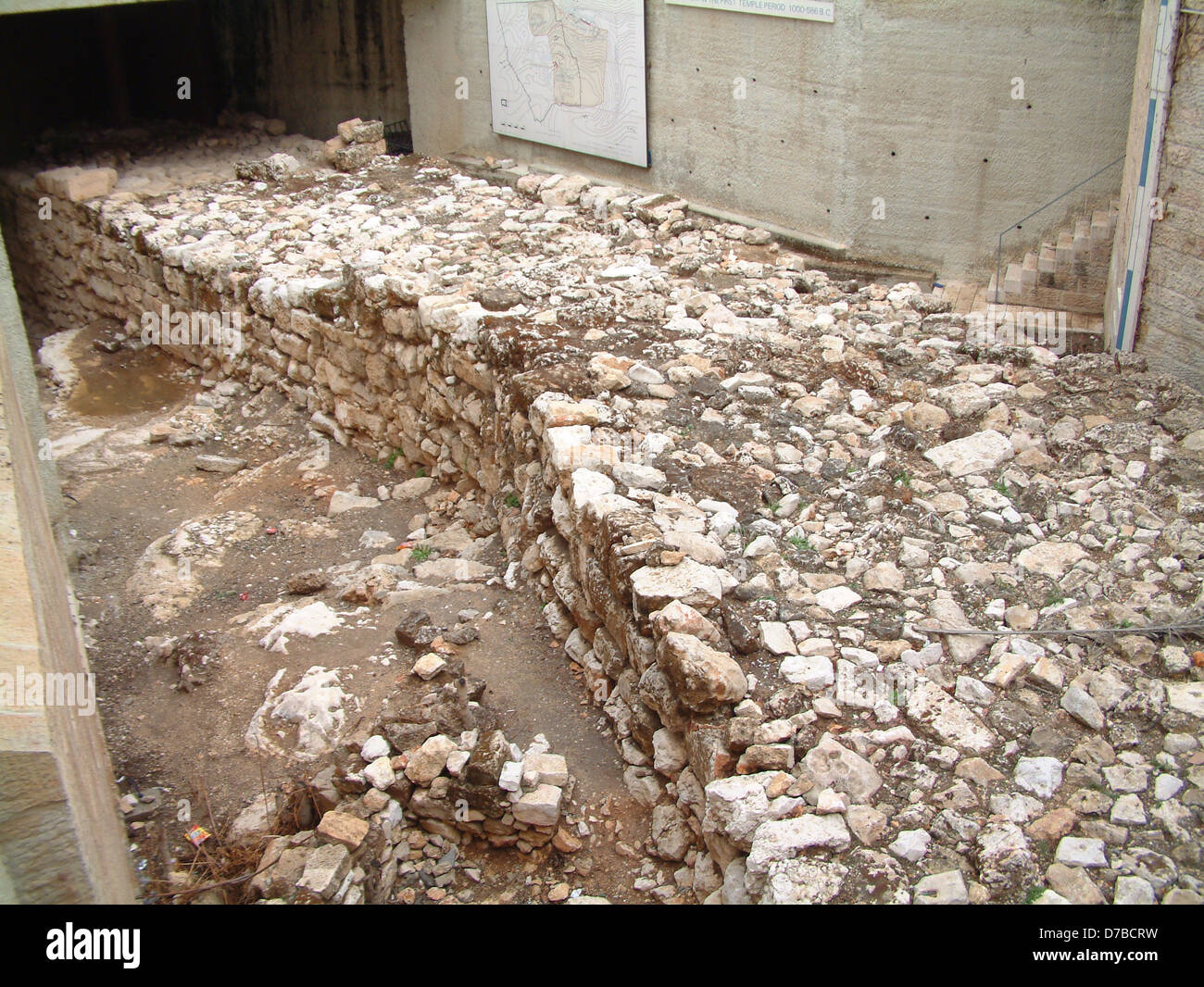 the ancient wide wall at the old city of jerusalem Stock Photo - Alamy