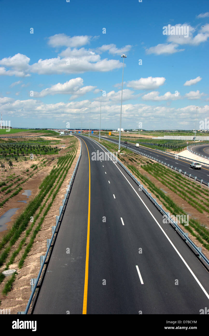 Trans-Israel highway 6 toll road (2005 Stock Photo - Alamy