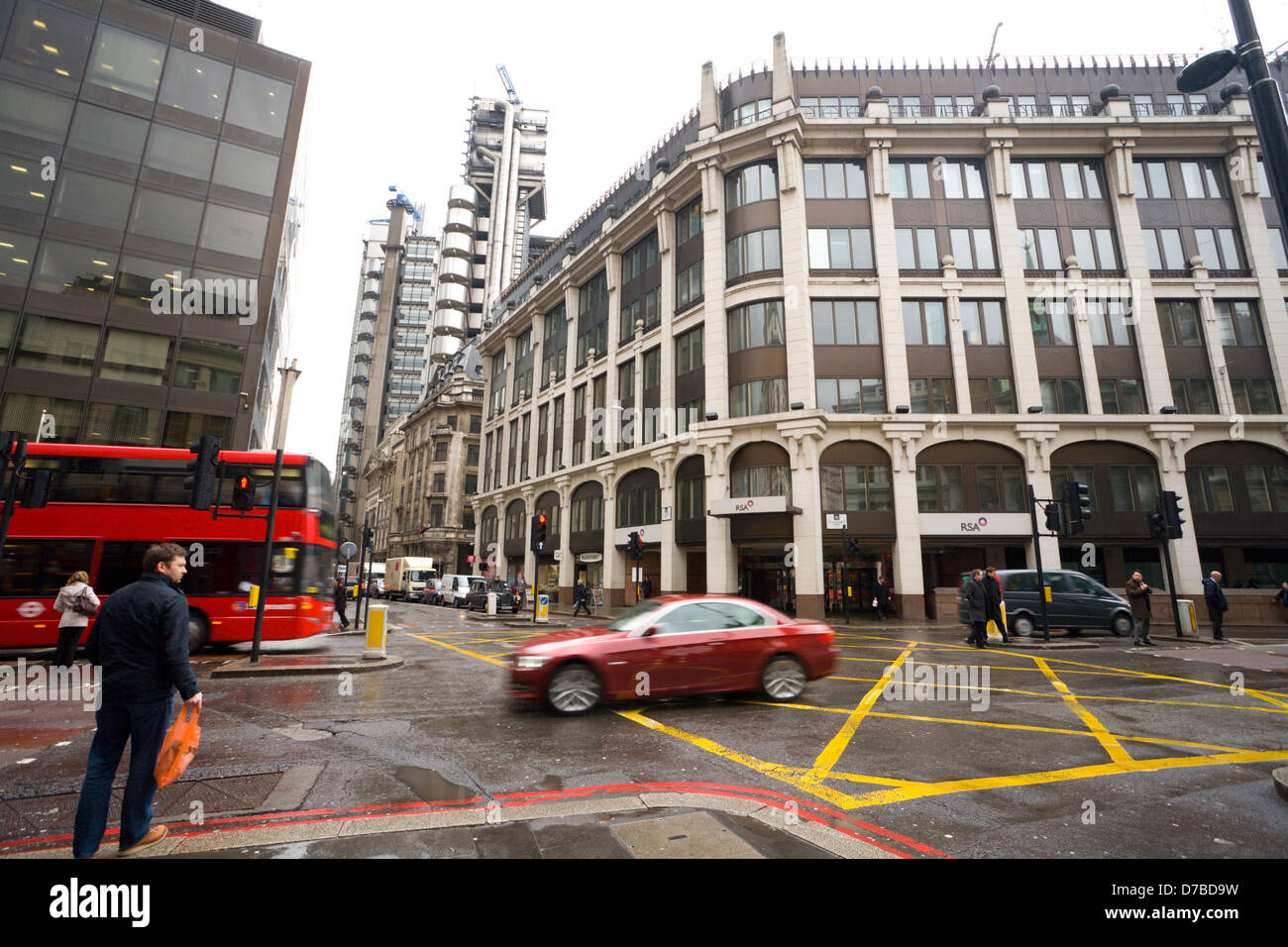 RSA insurance building gracechurch street, london Stock Photo - Alamy