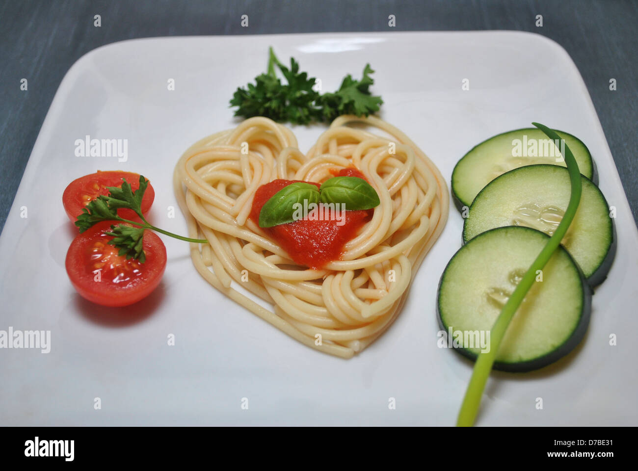 Weight Smart Pasta and Vegetables Stock Photo - Alamy