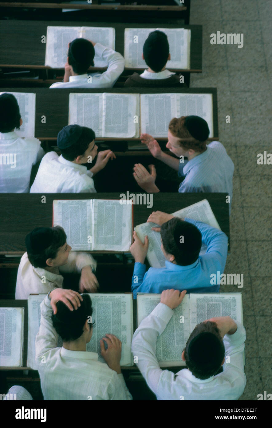 students at beit shmuel yeshiva in hadera Stock Photo - Alamy