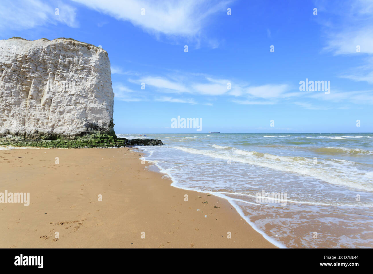 Botany bay beach and chalk cliffs, Kent Stock Photo - Alamy