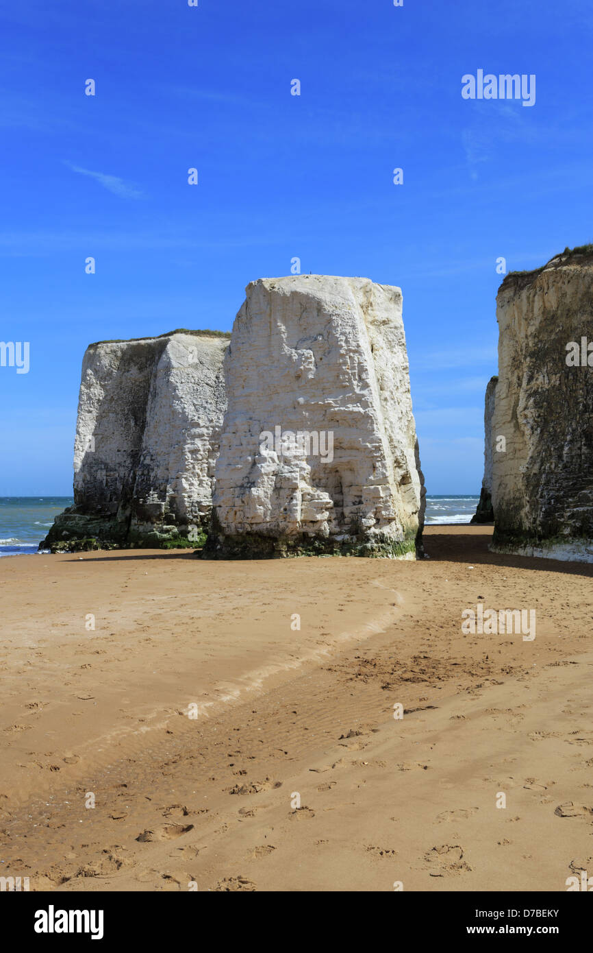 Botany bay beach and chalk cliffs, Kent Stock Photo - Alamy