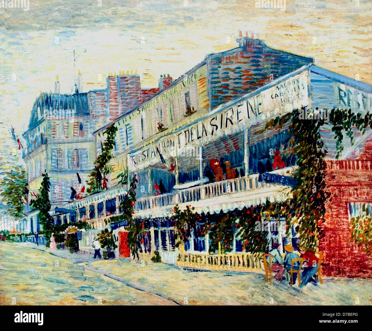 The Restaurant de la Sirene 1887 Vincent van Gogh 1853–1890 Dutch ...