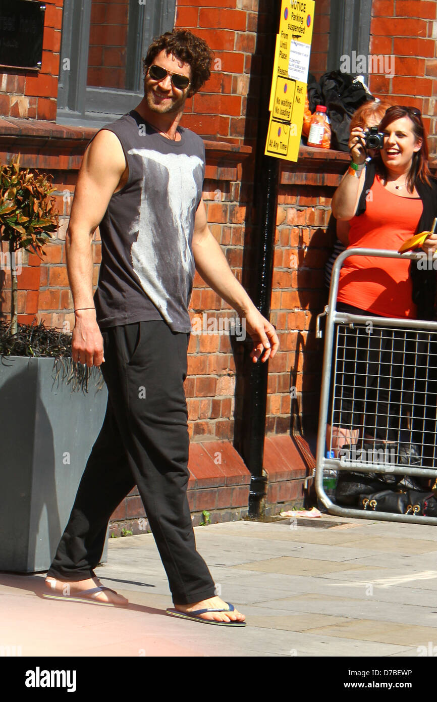 Howard Donald Member of Take That are seen departing from their hotel ...