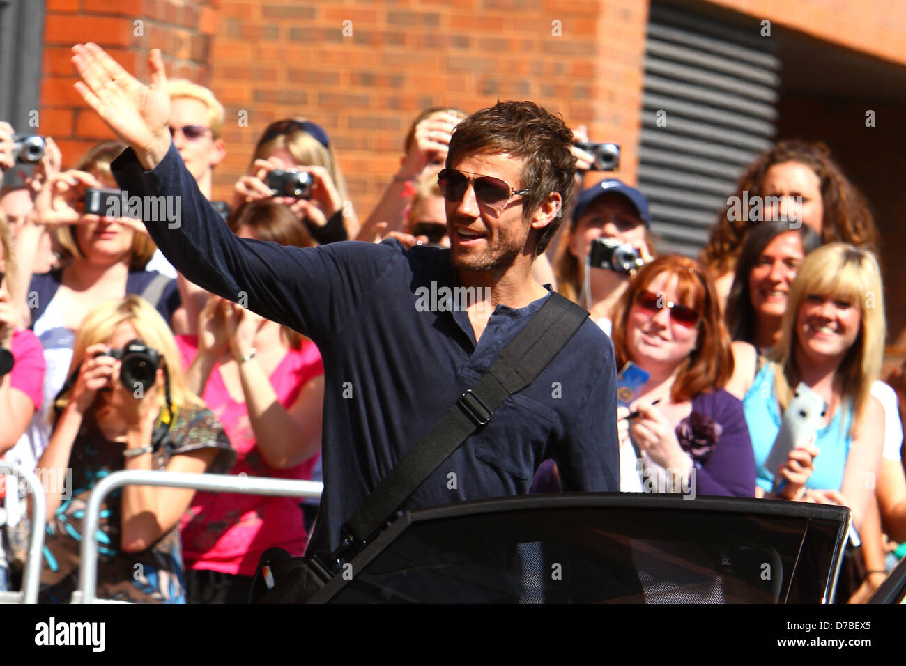 Jason Orange Member of Take That are seen departing from their hotel in ...