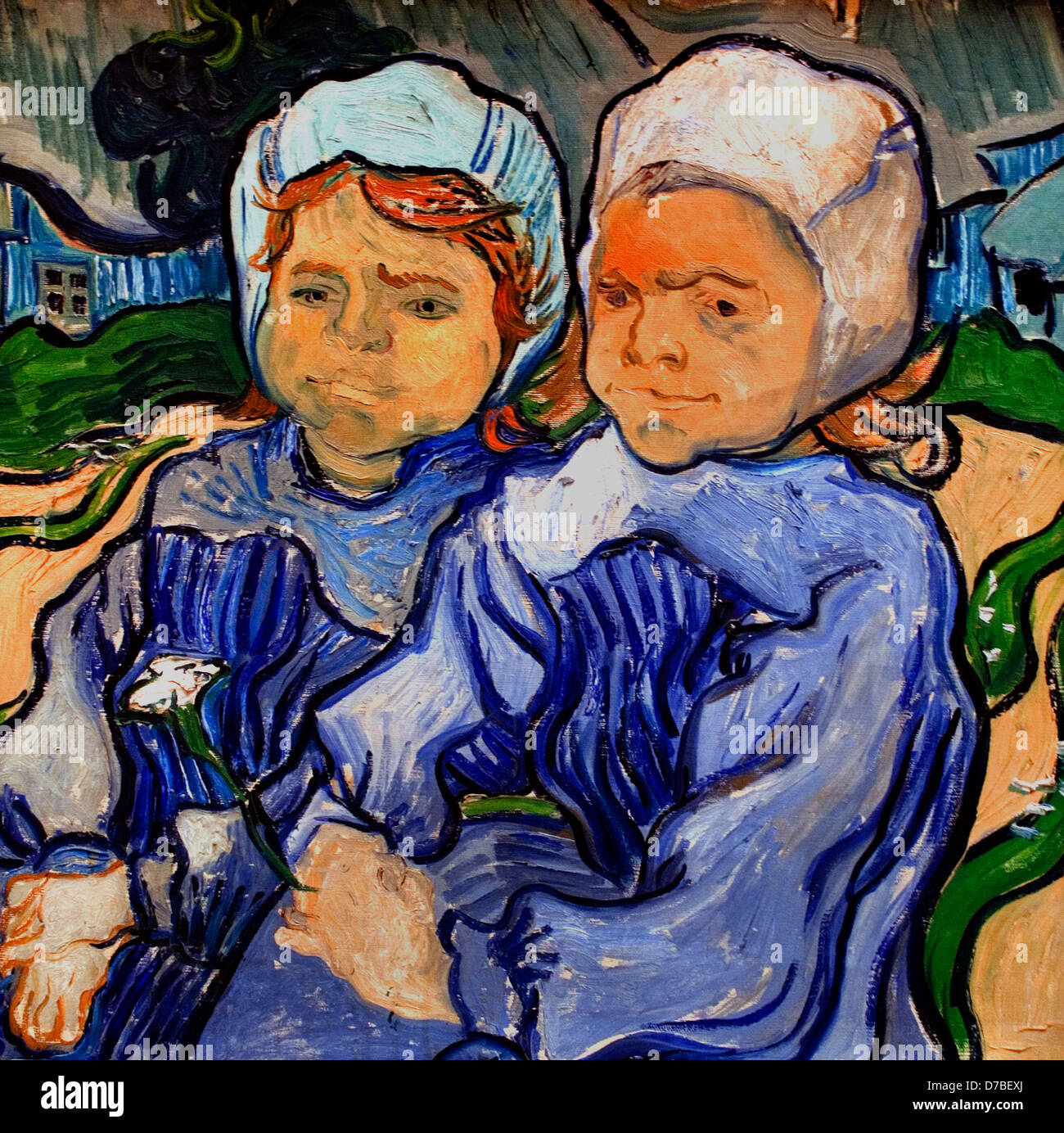 Two Little Girls 1890 Vincent van Gogh 1853–1890 Dutch Netherlands ...