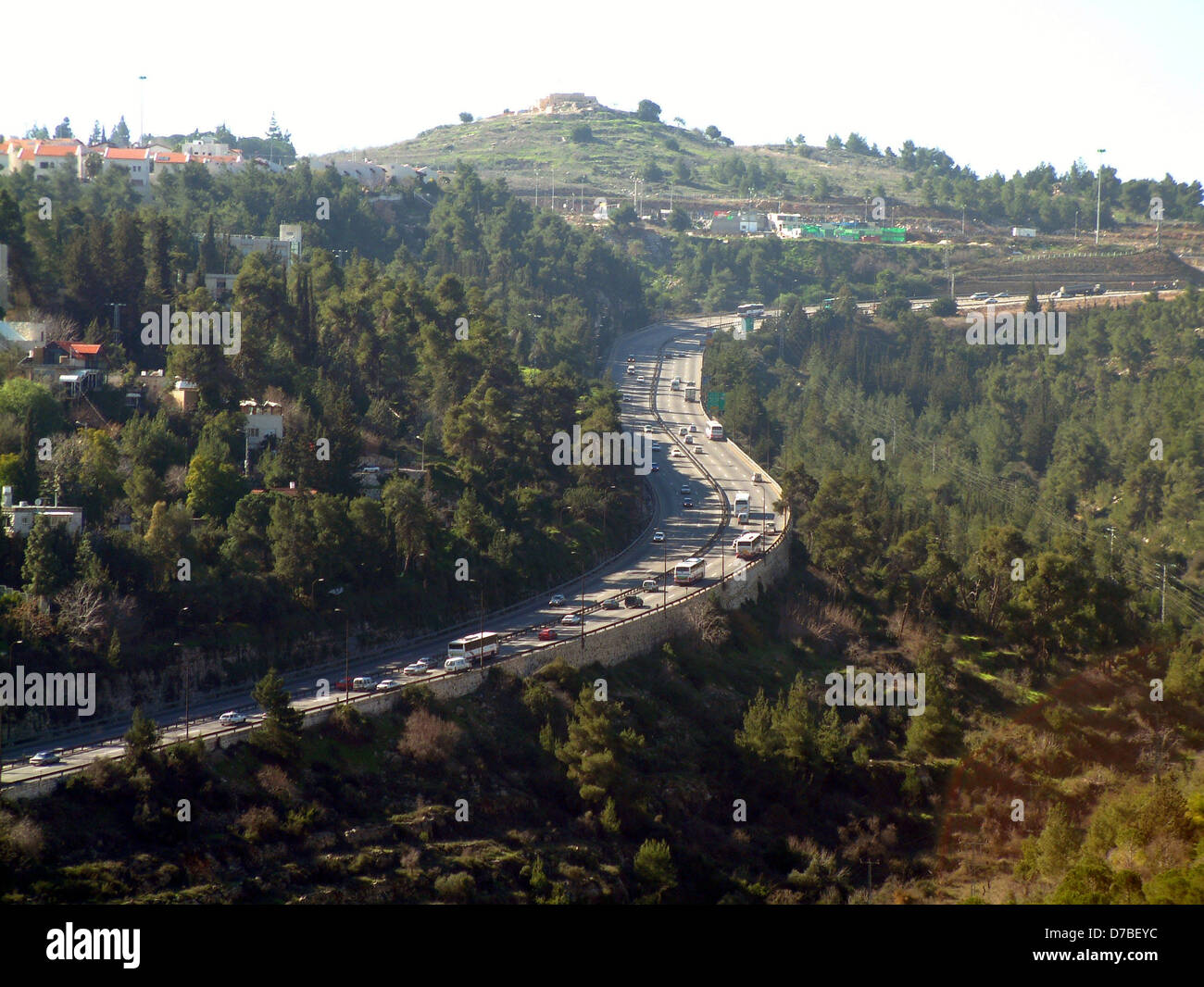 highway between tel aviv and jerusalem Stock Photo - Alamy