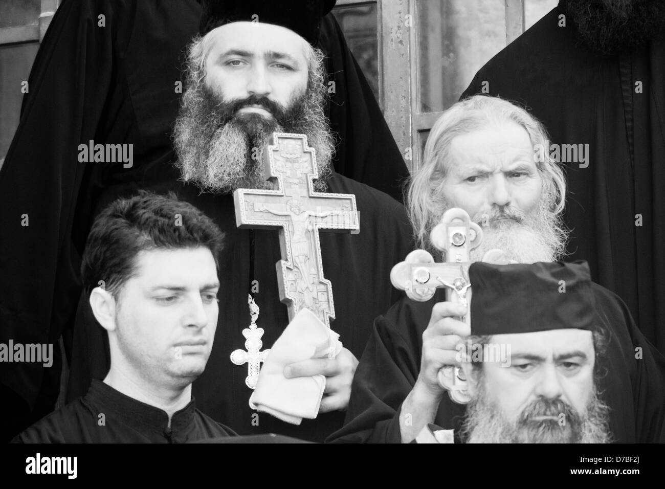 Eastern orthodox worship Black and White Stock Photos & Images - Alamy