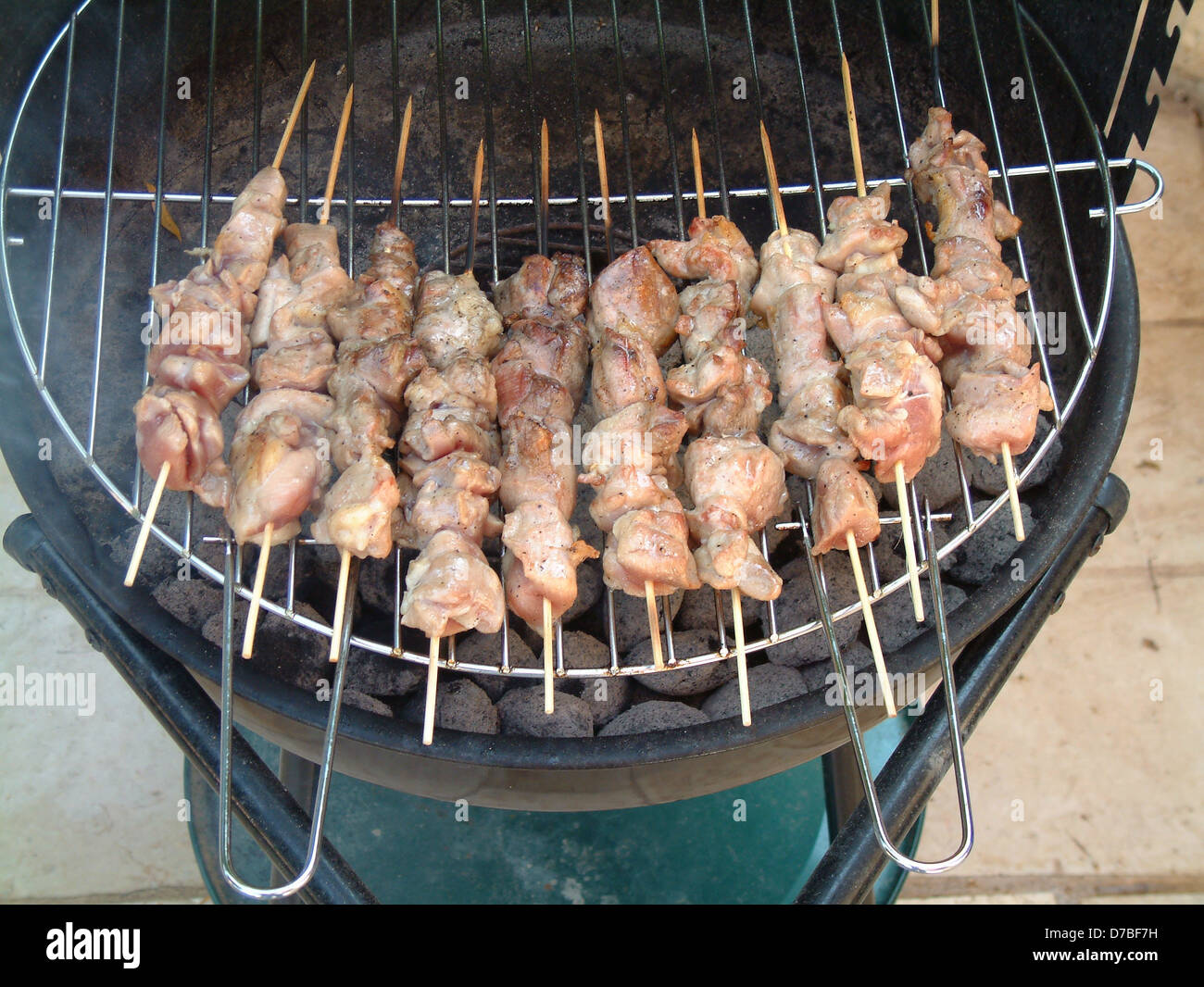 turkey shish kebab (Shishlik Stock Photo - Alamy