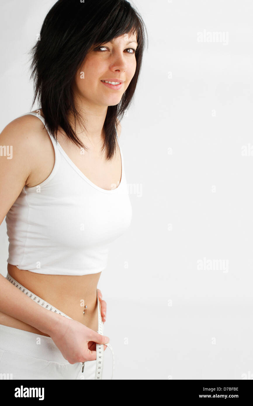 WOMAN'S WAIST CIRCUMFERENCE Stock Photo - Alamy