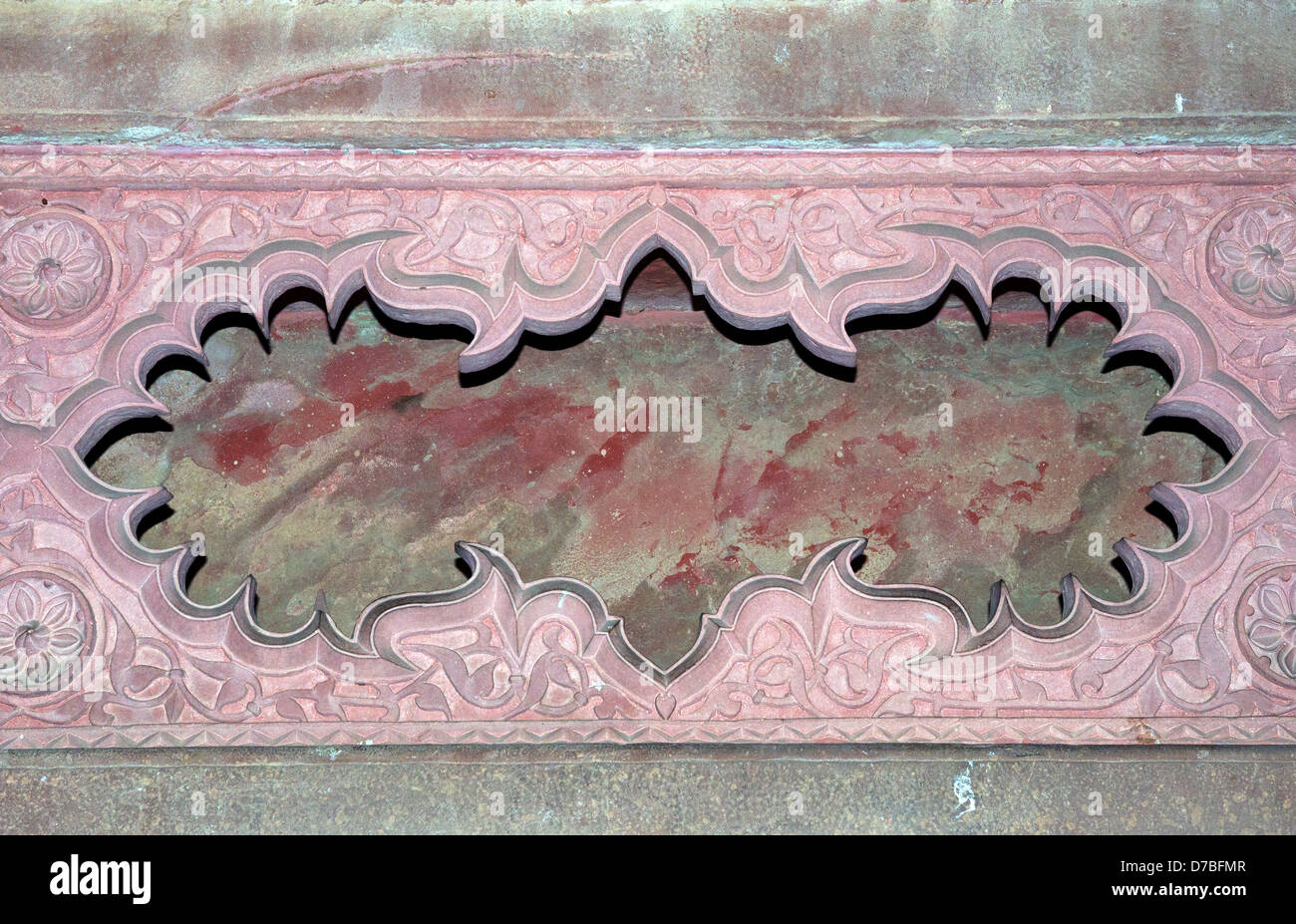 red fort,military,barracks,ancient,interior,detail,pattern,cut-out,agra ...