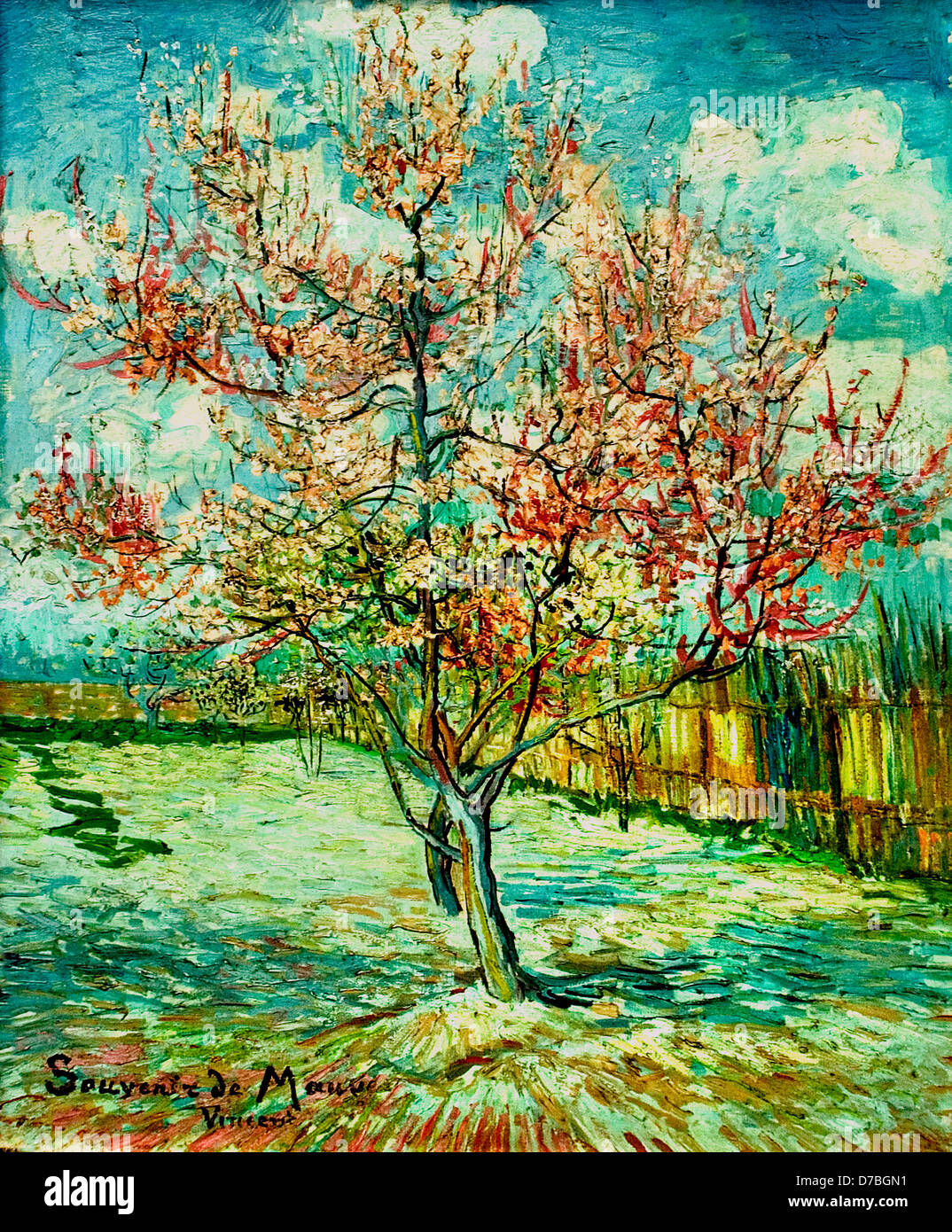 Van gogh painting tree hi-res stock photography and images - Alamy