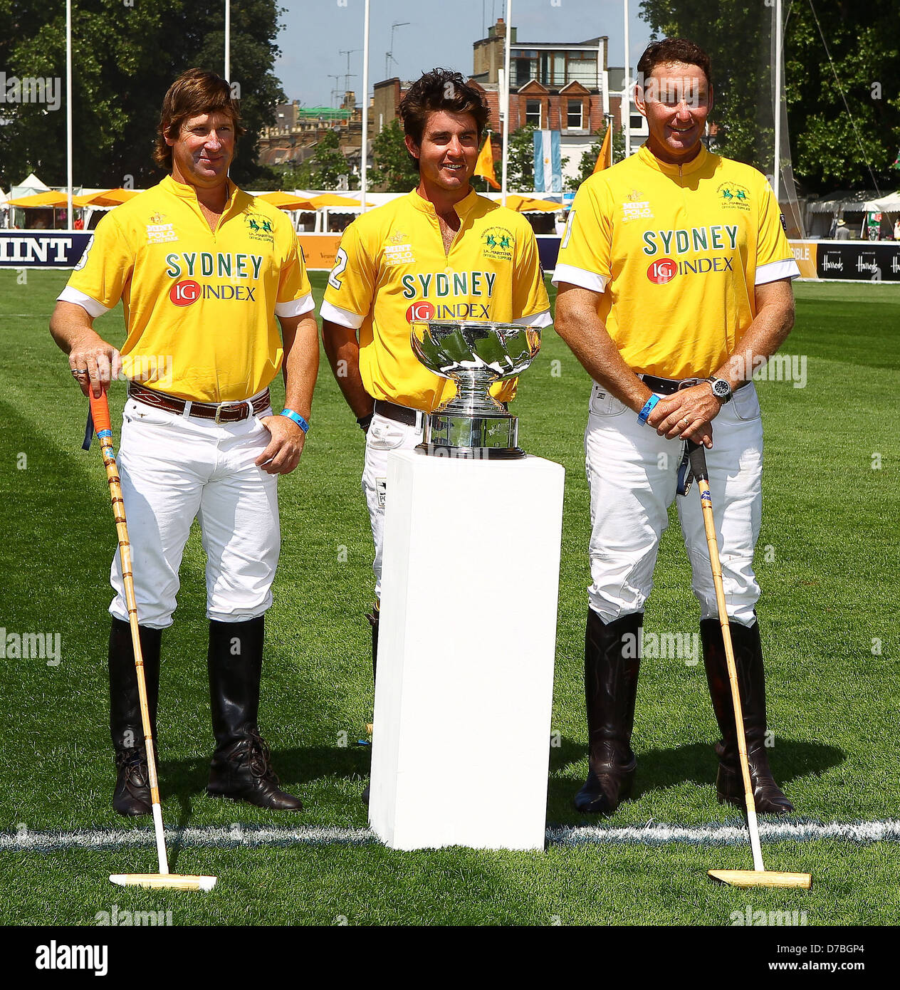 Zac Hagdoorn, Kelvin Johnson, Glen Gilmore of team IG Index Sydney at ...