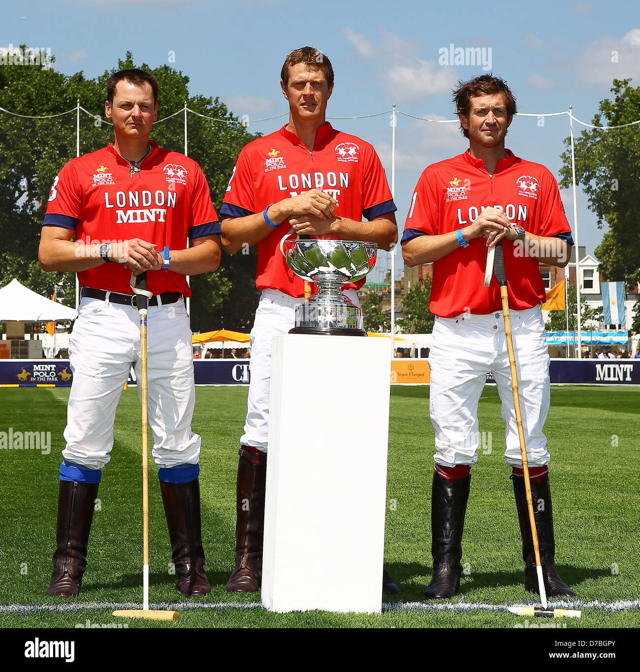 Ryan Pemble, Sebastian Dawney, James Harper of team Mint London at the ...