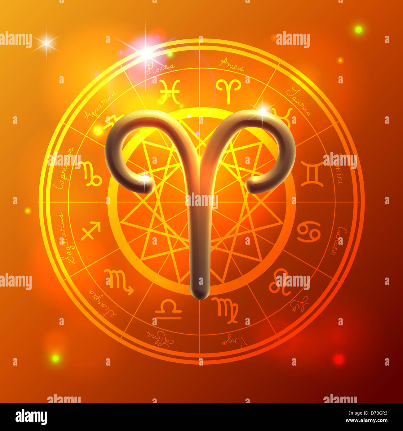 Blue aries glow hi-res stock photography and images - Alamy