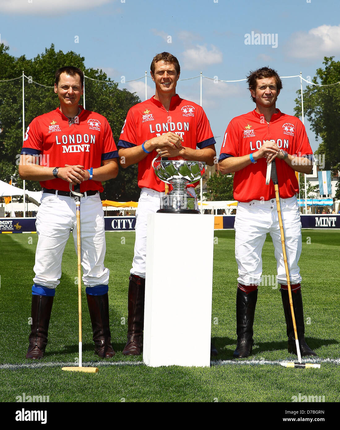 Ryan Pemble, Sebastian Dawney, James Harper of team Mint London at the ...