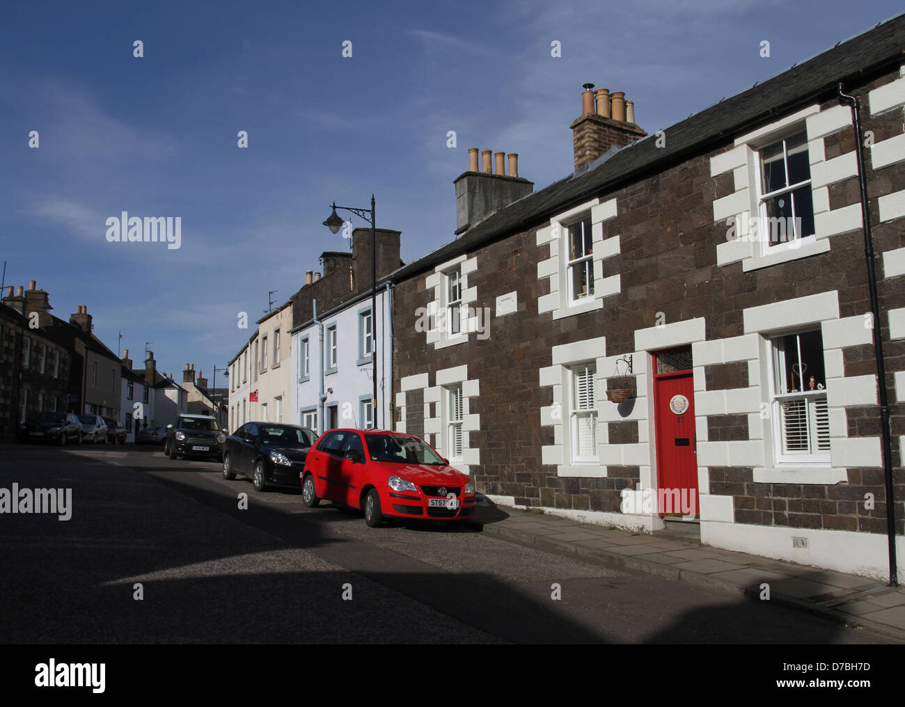 Abernethy street scene Scotland April 2013 Stock Photo - Alamy
