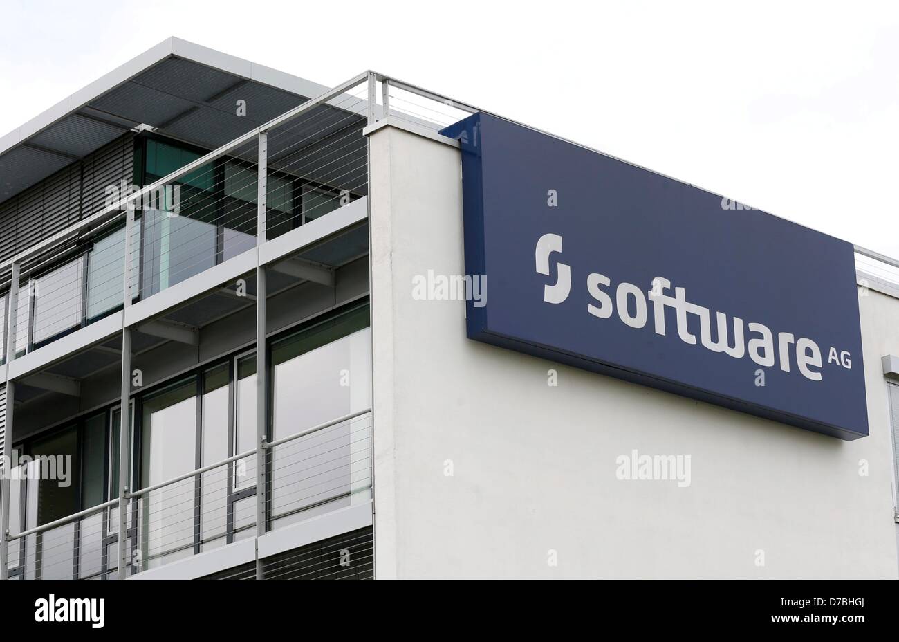 The headquarters of Software AG are pictured in Darmstadt-Eberstadt ...