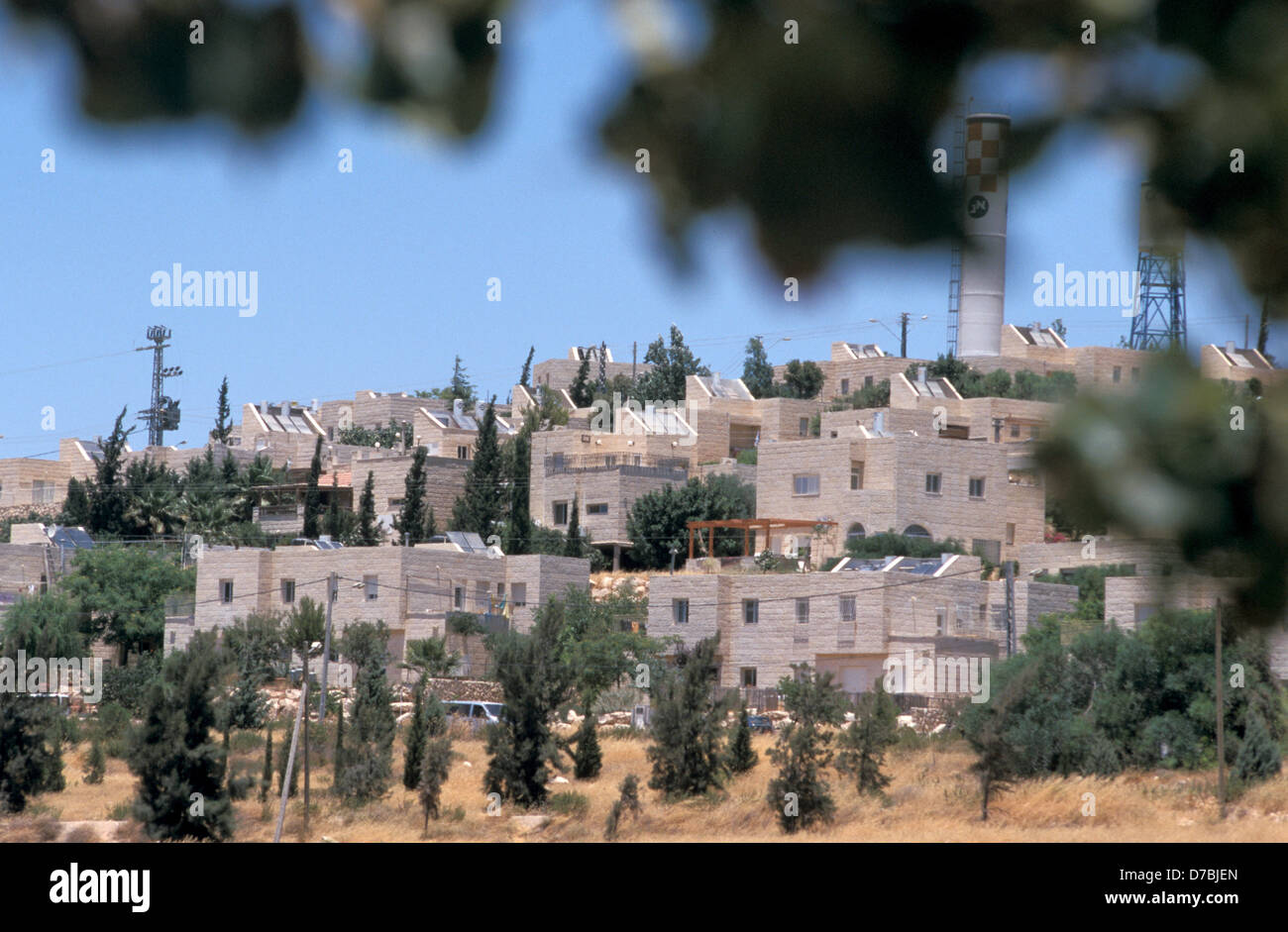 view of maaleh michmash settlement in judea Stock Photo - Alamy
