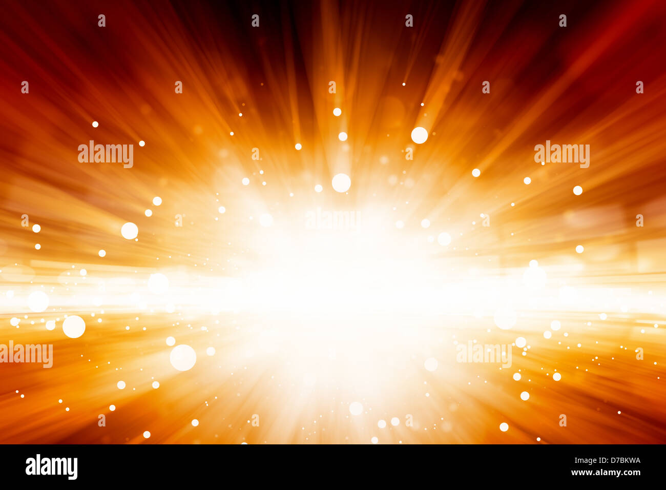 Abstract background - bright red lights looks like explosion Stock ...