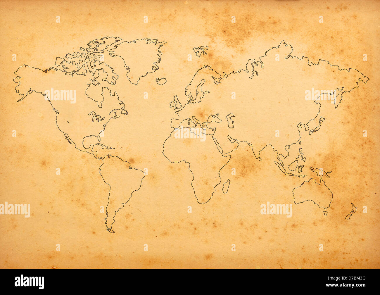 Map of old countries hi-res stock photography and images - Alamy