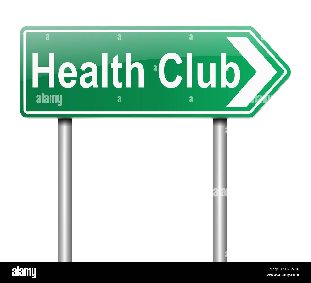 Health club sign Stock Photo - Alamy
