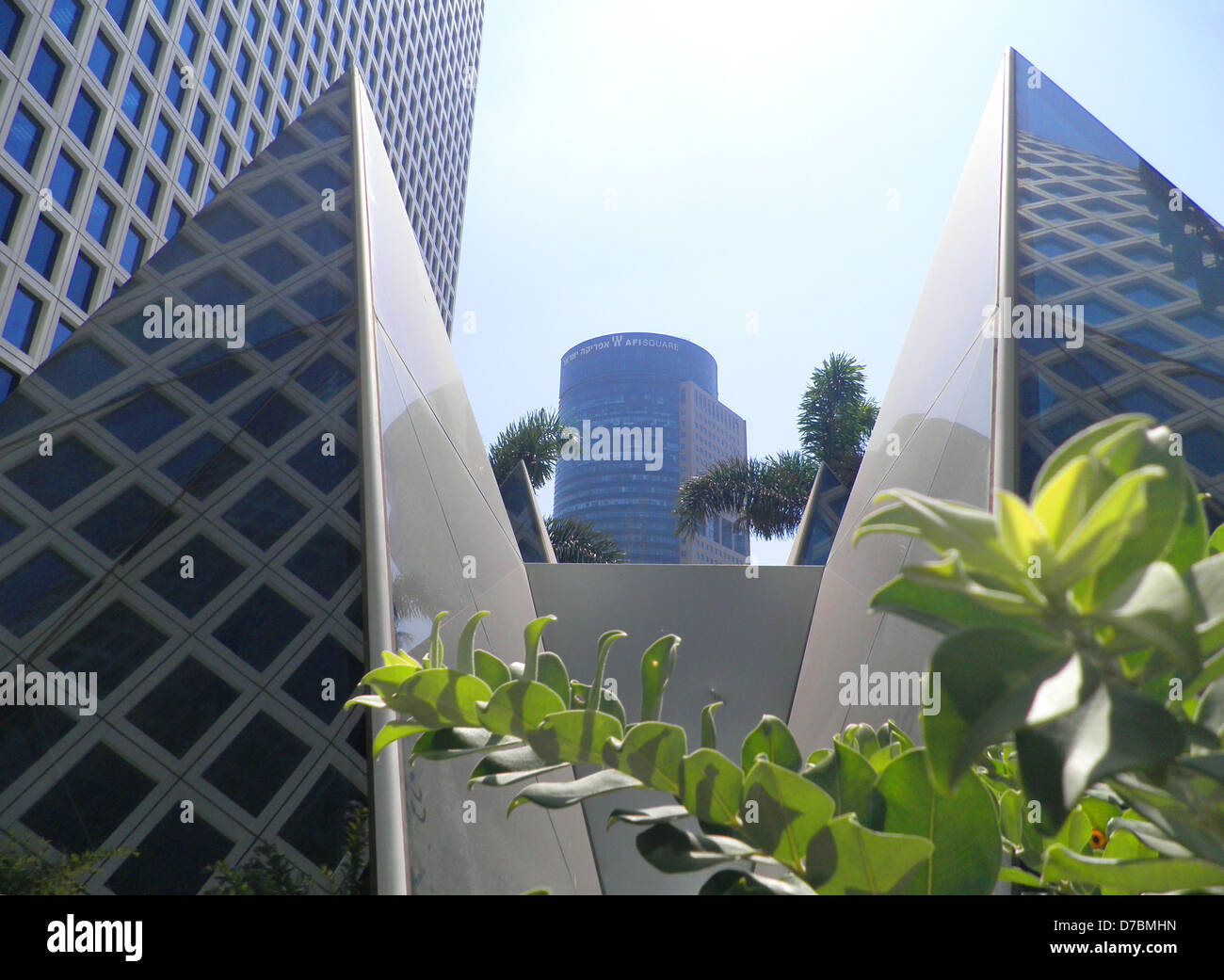 The Roof Architecture Of Azrieli Mall In Tel Aviv Stock Photo - Alamy