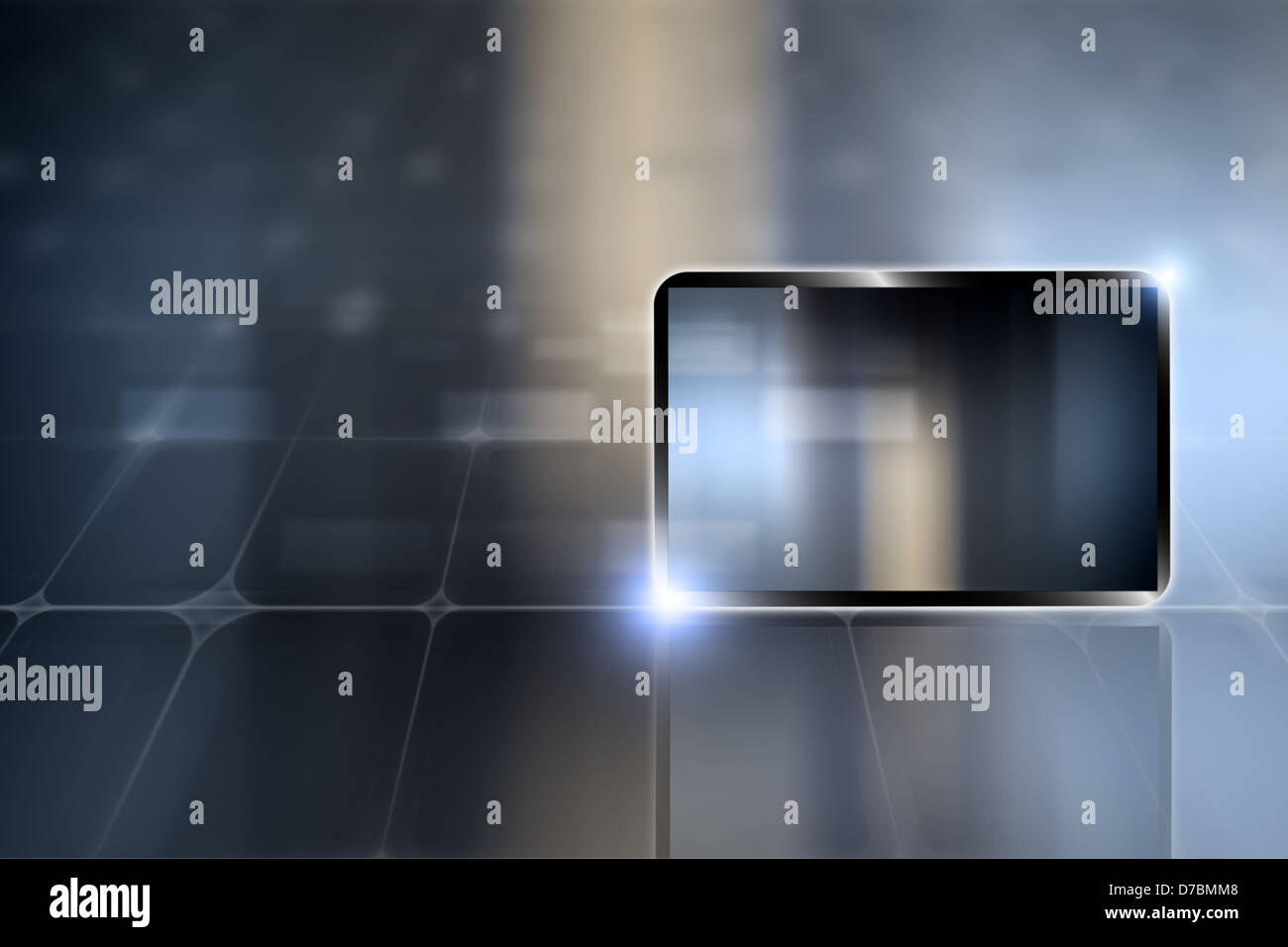 Abstract information technology background - tablet PC, smartphone ...