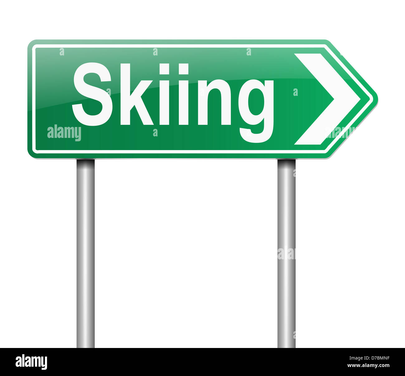 Piste sign Cut Out Stock Images & Pictures - Alamy