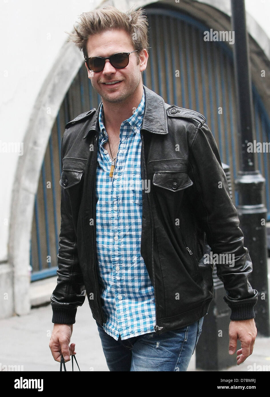 Matthew Davis leaving the SoHo Hotel London, England – 01.06.11 Stock ...
