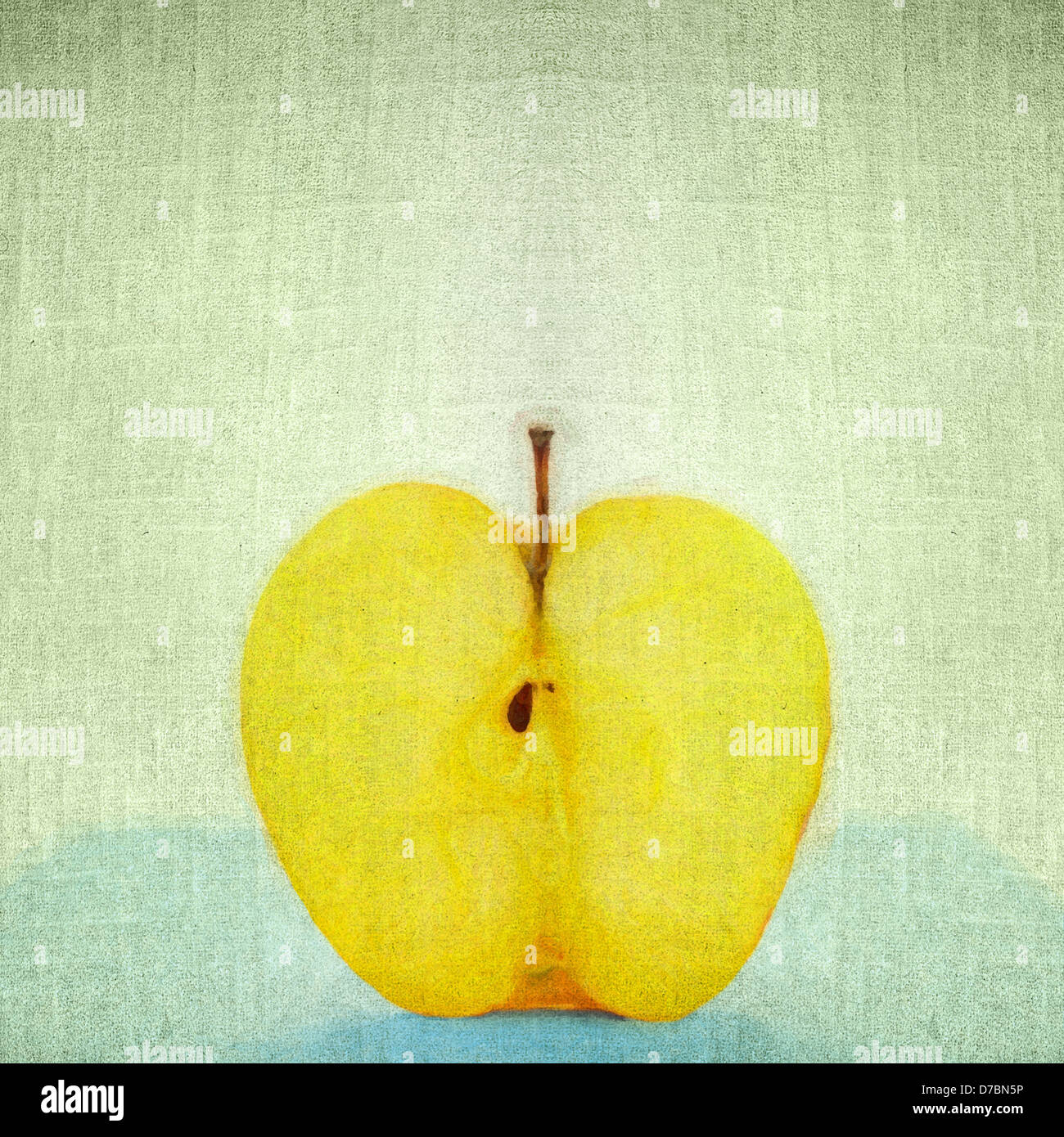Vintage illustration apple hi-res stock photography and images - Alamy
