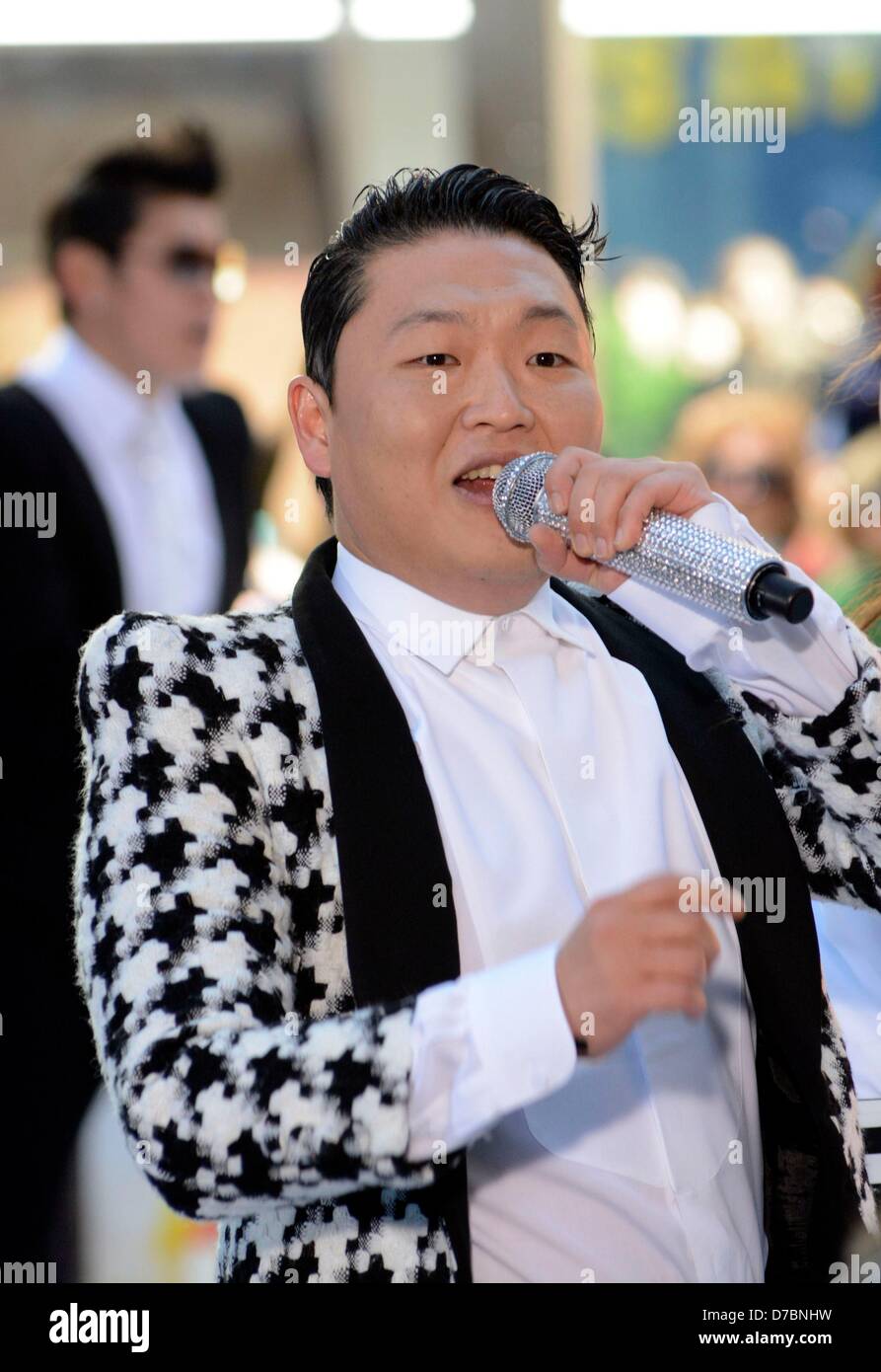 New York, USA. 3rd May 2013. Psy on stage for NBC Today Show Toyota ...