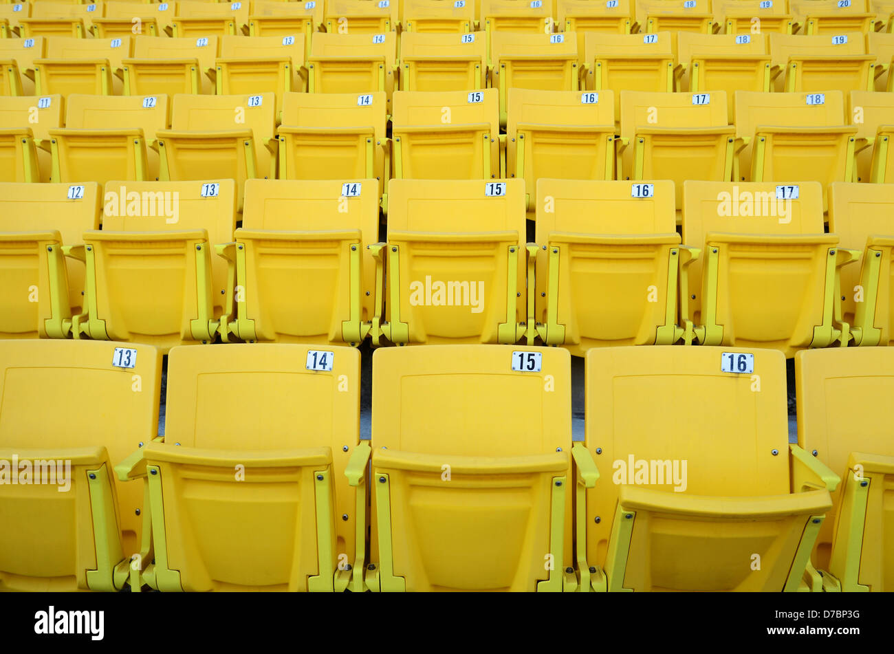 Football stadium seats hi-res stock photography and images - Alamy
