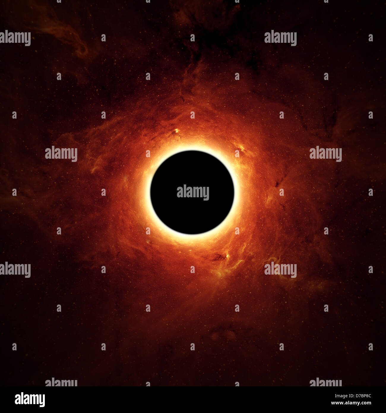 Eclipse Black Hole Black Hole Eclipse Of The Sun Stock Illustration