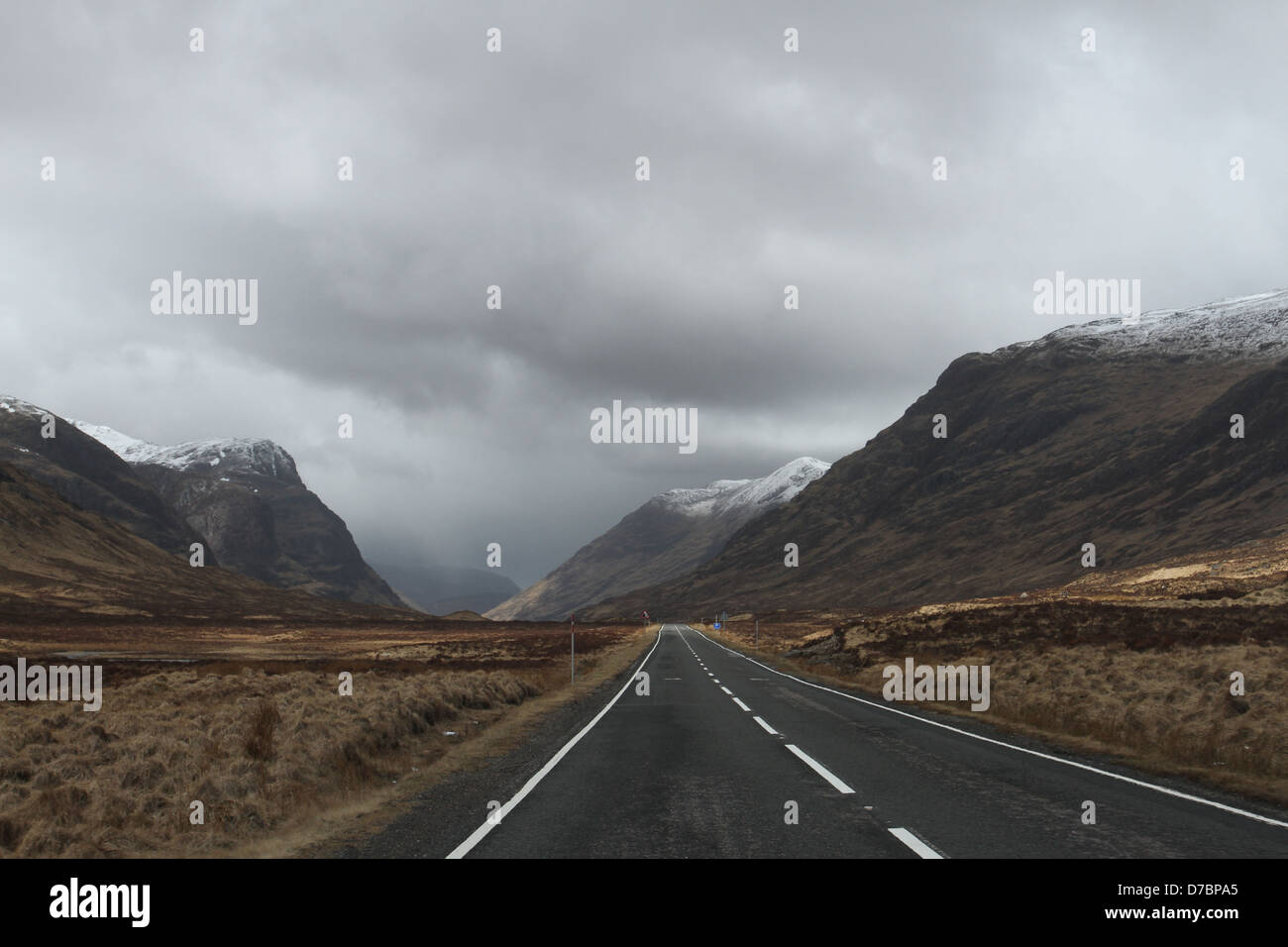 A82 through Glen Coe Scotland April 2013 Stock Photo - Alamy