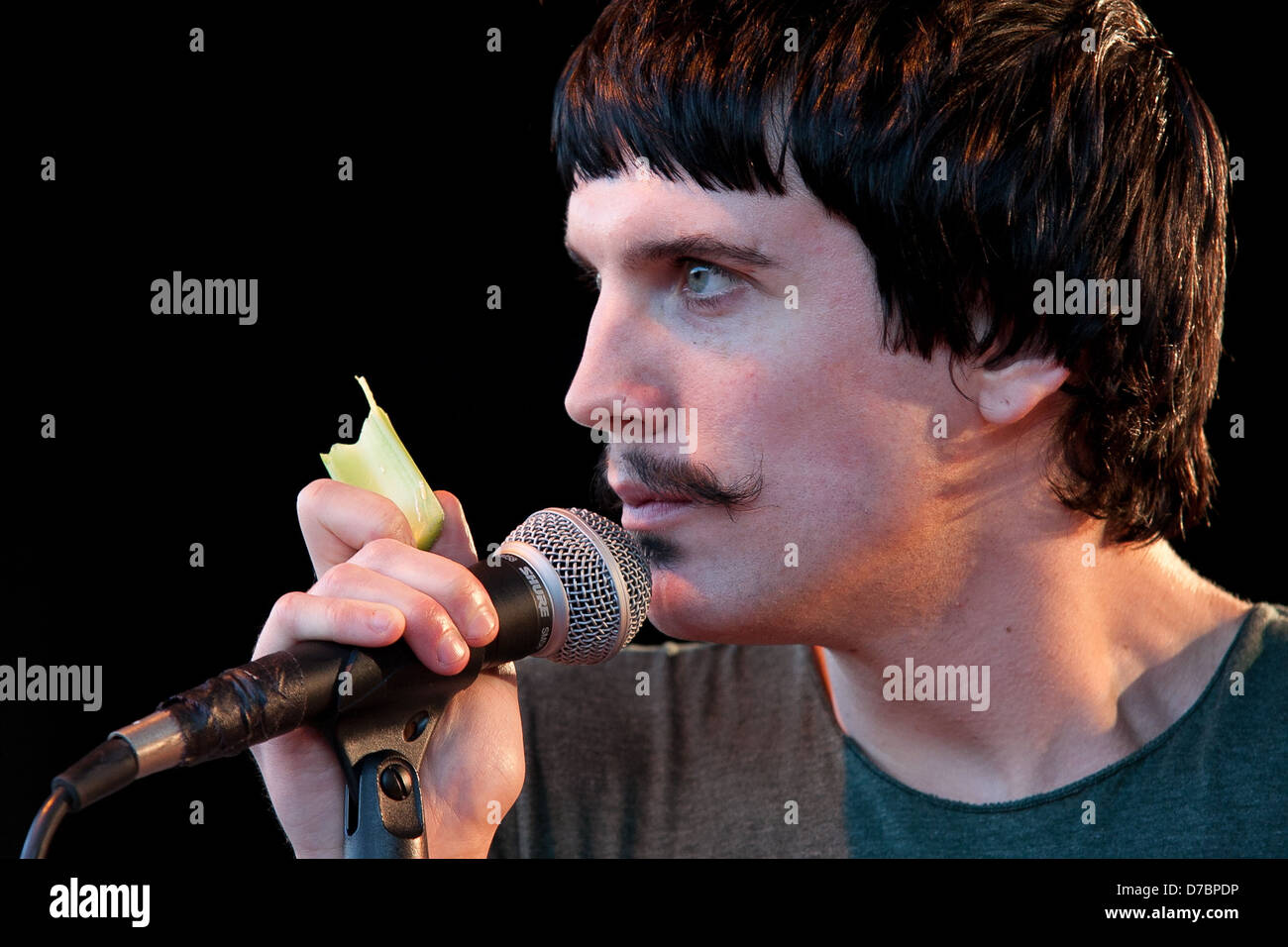 Eric Nally of Foxy Shazam performs at the Pompano Beach Amphitheatre ...