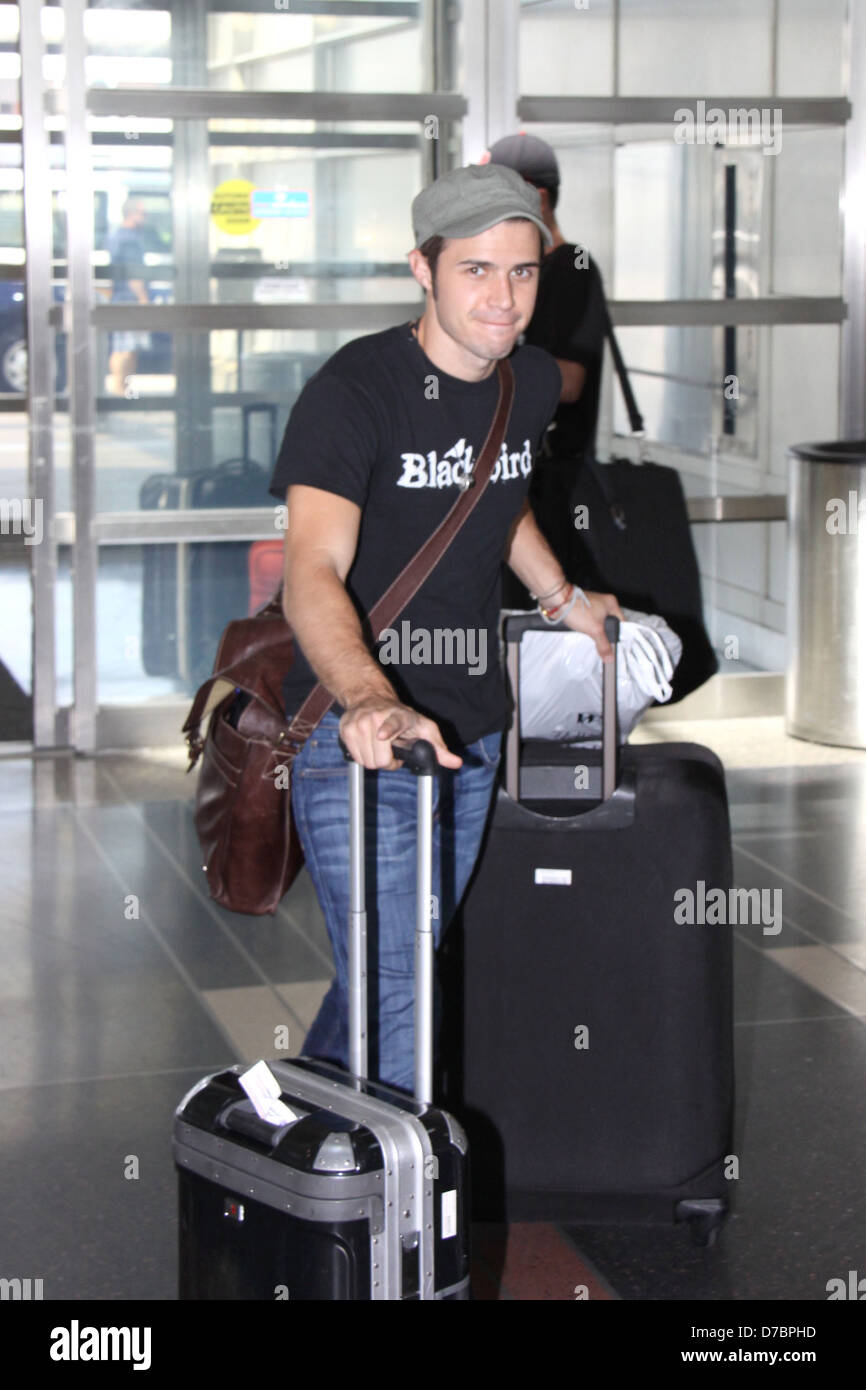 Season 8 'American Idol' winner Kris Allen is seen after performing at ...