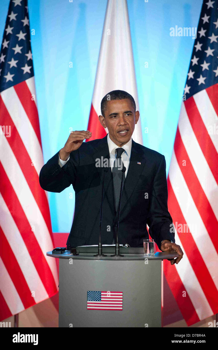 Press conference with Polish Prime Minister Donald Tusk and US ...