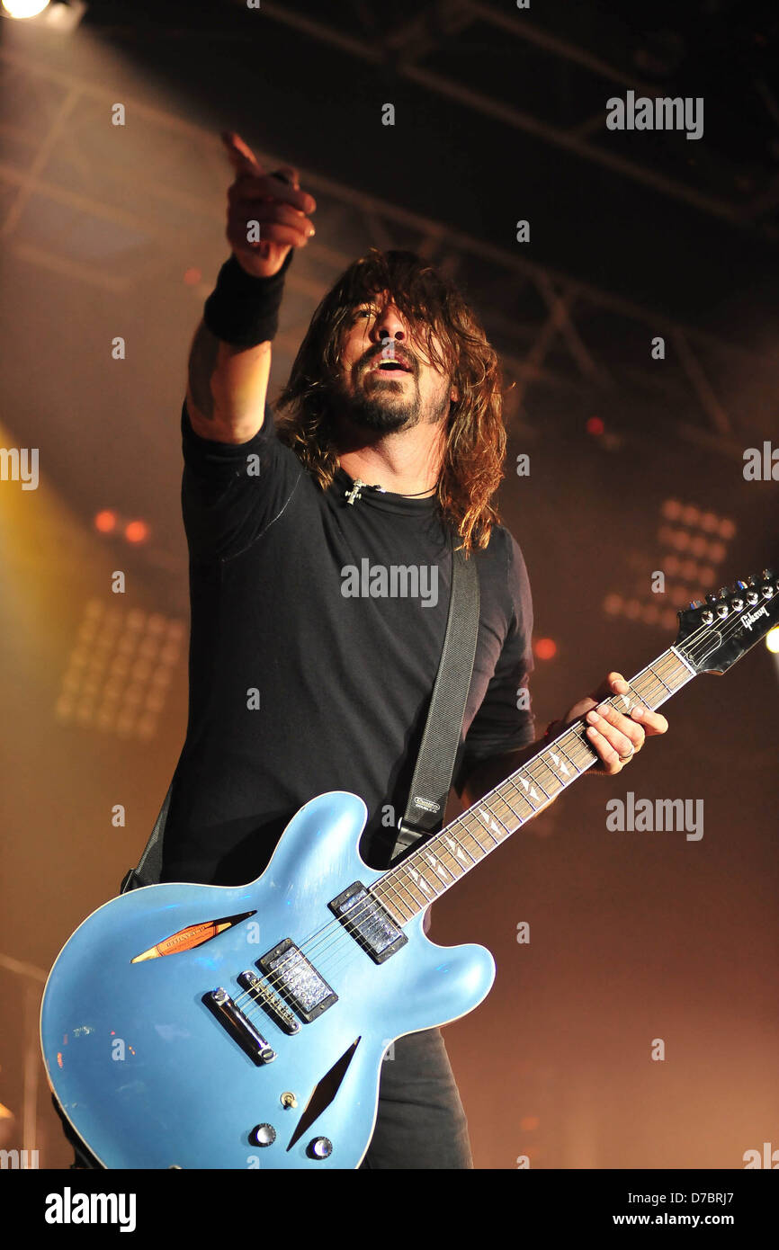 Dave Grohl Foo Fighters perform during BBC Radio 1's Big Weekend 2011 ...