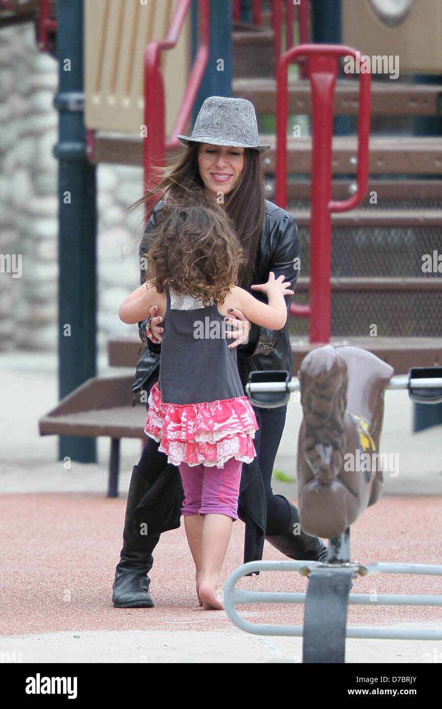Soleil Moon Frye and her daughter Jagger Joseph Blue Goldberg spend an ...